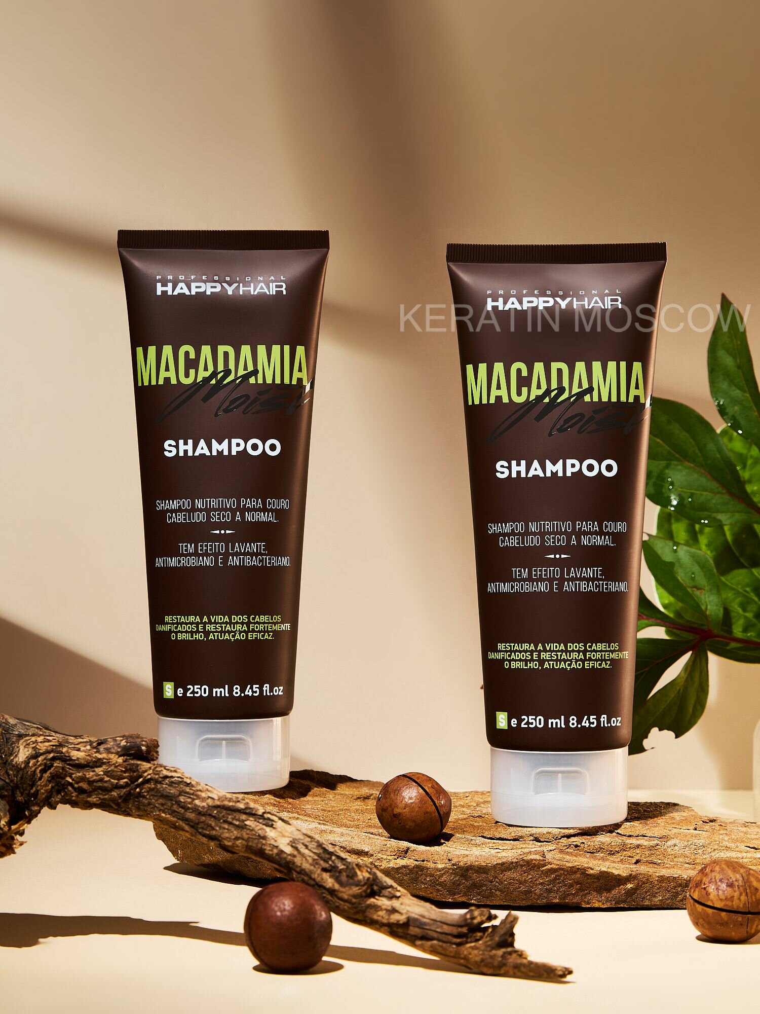Happy Hair MACADAMIA Shampoo шампунь без сульфатов 2*250