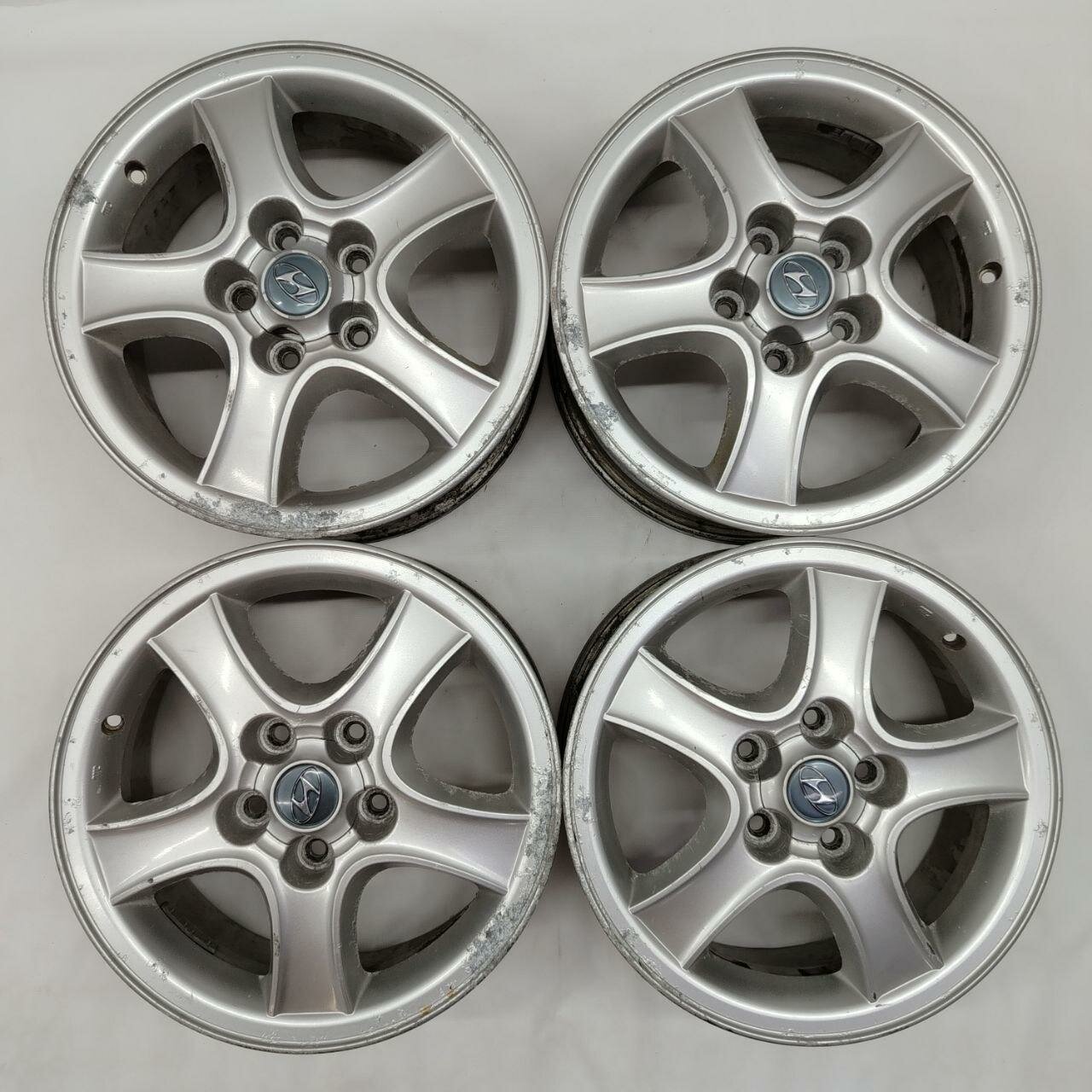 Комплект (4 шт) колесных дисков Hyundai 16x6.5 PCD 5x114.3 D67.1 ET46 (оригинал)