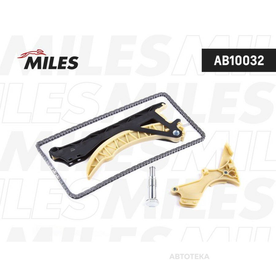 Комплект цепи ГРМ BMW N42/N46 без звездочек MILES AB10032