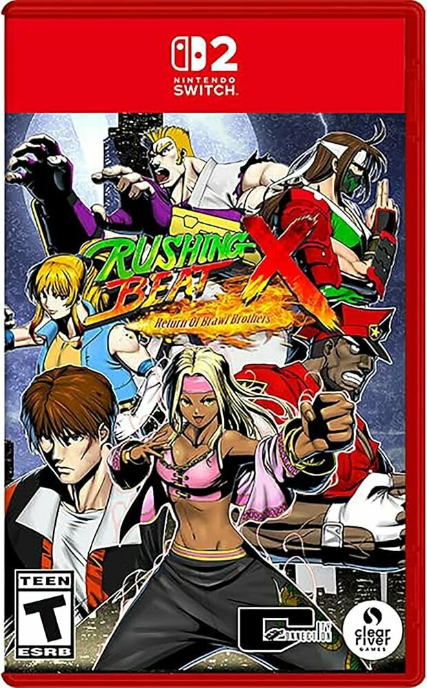 Игра Rushing Beat X: Return Of Brawl Brothers для Nintendo Switch 2, английская версия