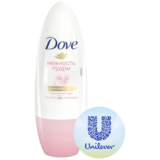 Антиперспирант роликовый Dove Нежность пудры, 50 мл