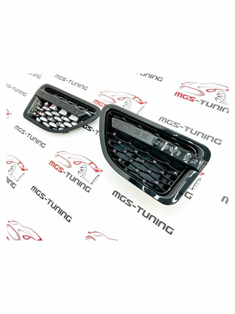Жабры в крылья для Range Rover Sport Autobiography черные с 2005-2009 гг.
