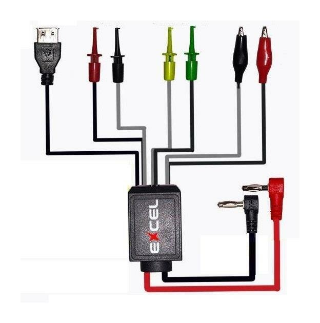 Щупы для Мультиметра универсальные 7 выводов (+USB)