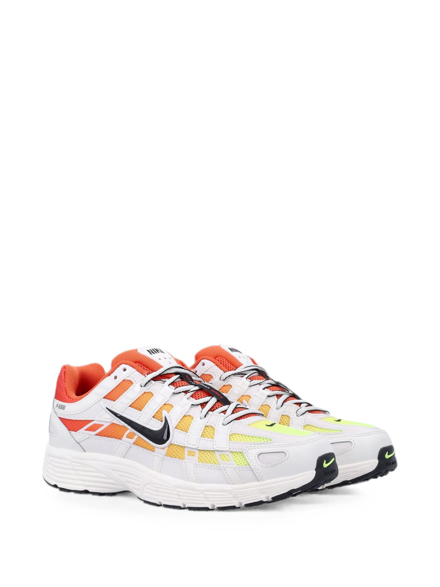 Кроссовки NIKE P-6000, размер 8.5 US, бежевый/белый — фото 1