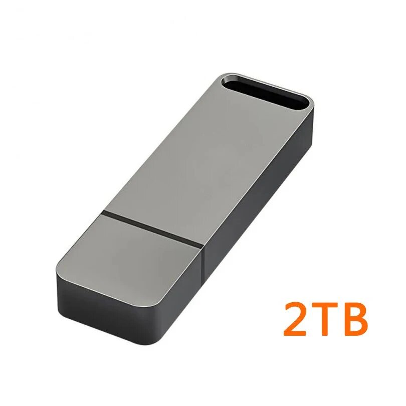 Флеш-накопитель LLTCT USB 3.1 2 ТБ Серый, HC-UU-Black--2TB