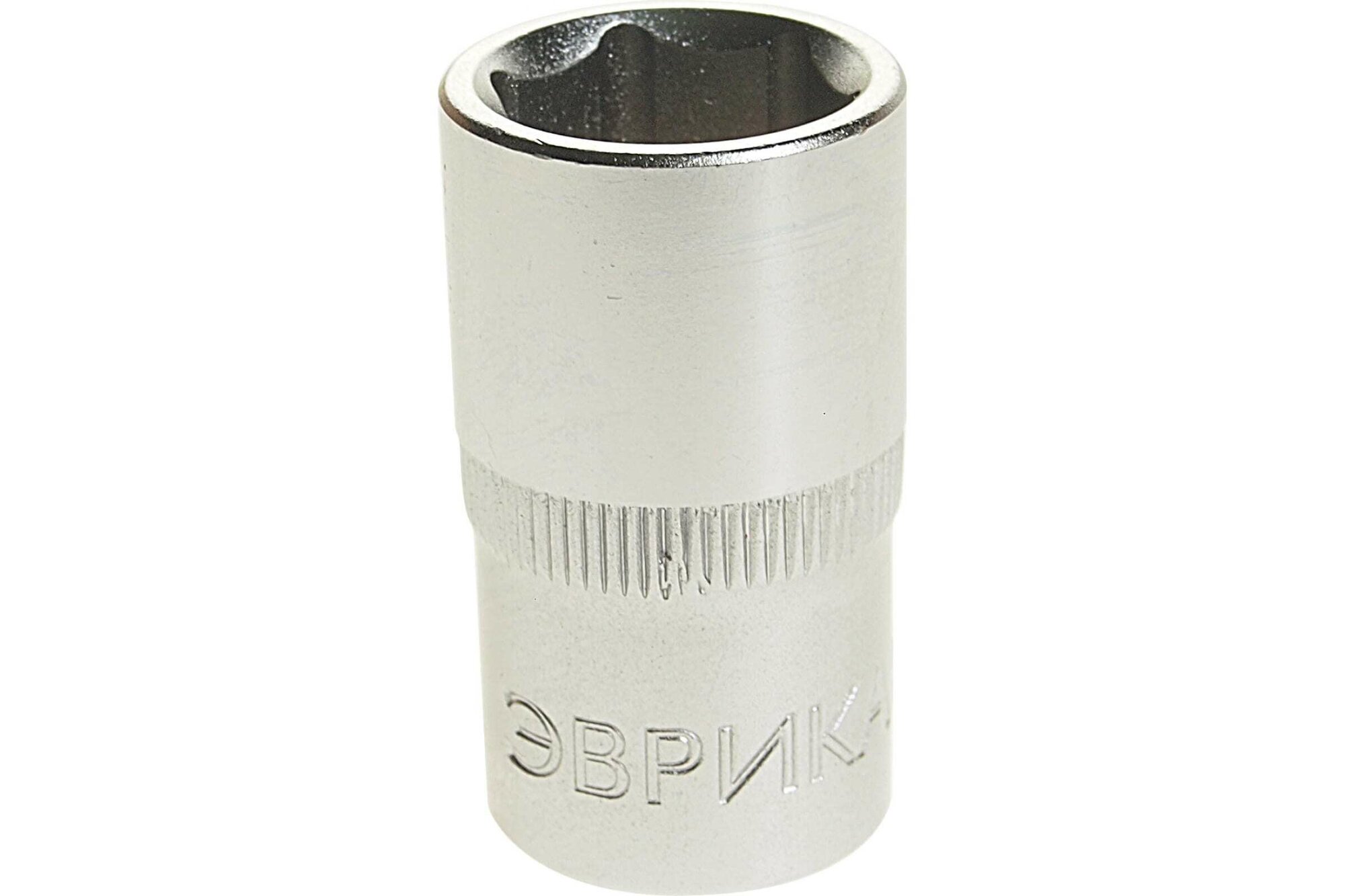 Головка торцевая 15мм 1/2" 6-гранная L -40мм эврика ER-91308 (2 шт в комплекте)