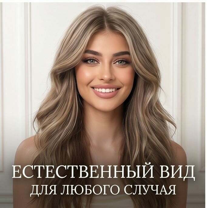 Евро стиль длинный волнистый парик несколько оттенков мелировки 280г