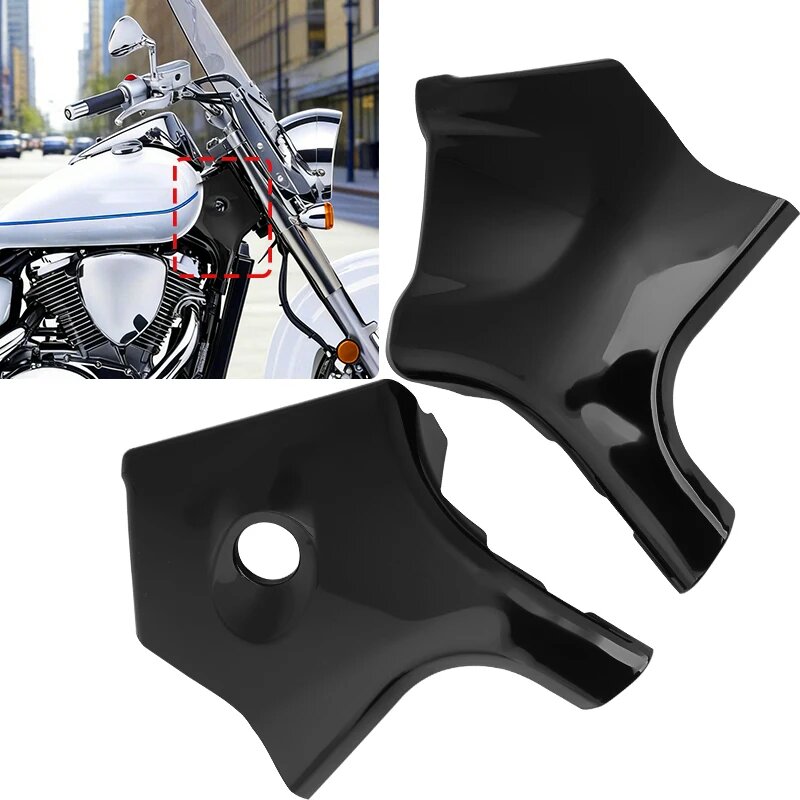 Для мотоциклов Suzuki Boulevard C50 M50 VL400 VL800 2001-2017: Верхние накладки на шейку передней вилки