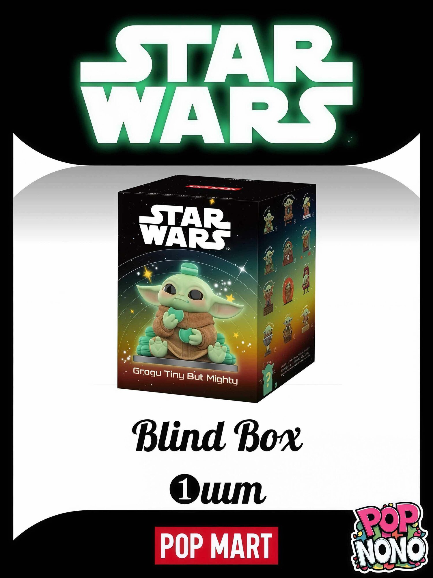 Коллекционная POP MART Star Wars Grogu Tiny But Mighty Series Figures