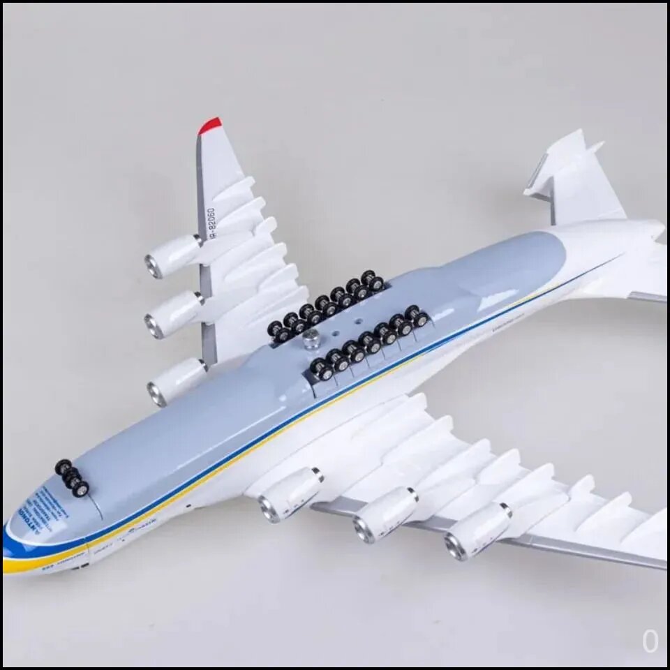 1/200 Ан-225 транспортер Мрия Модель самолета 24см Материал сплава