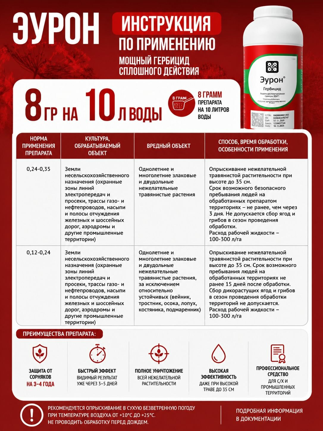 Гербицид Эурон — фото 1
