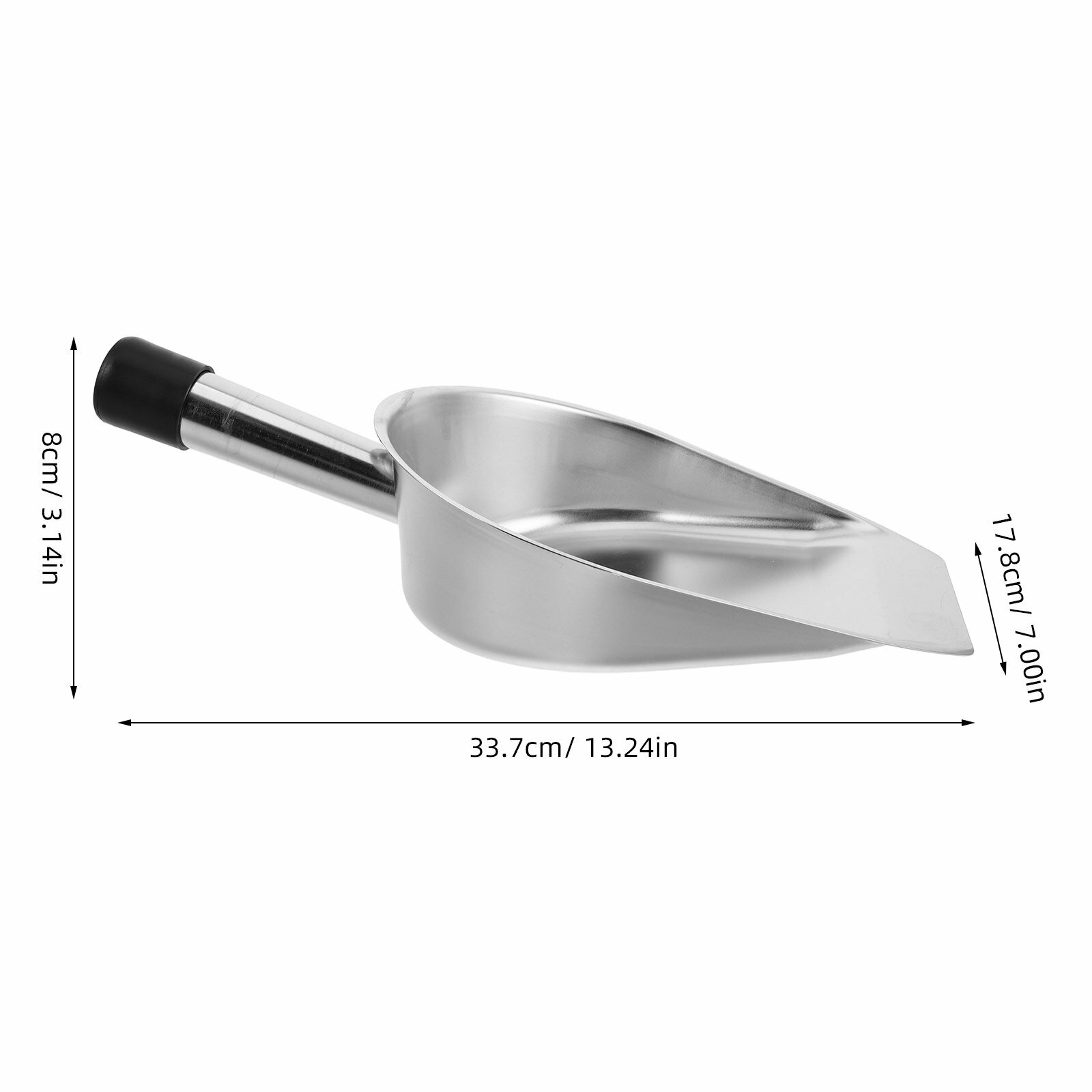 Металлическая Подставка Для Смыва С Ручкой Из Нержавеющей Стали 33.70X17.80X8.00Cm