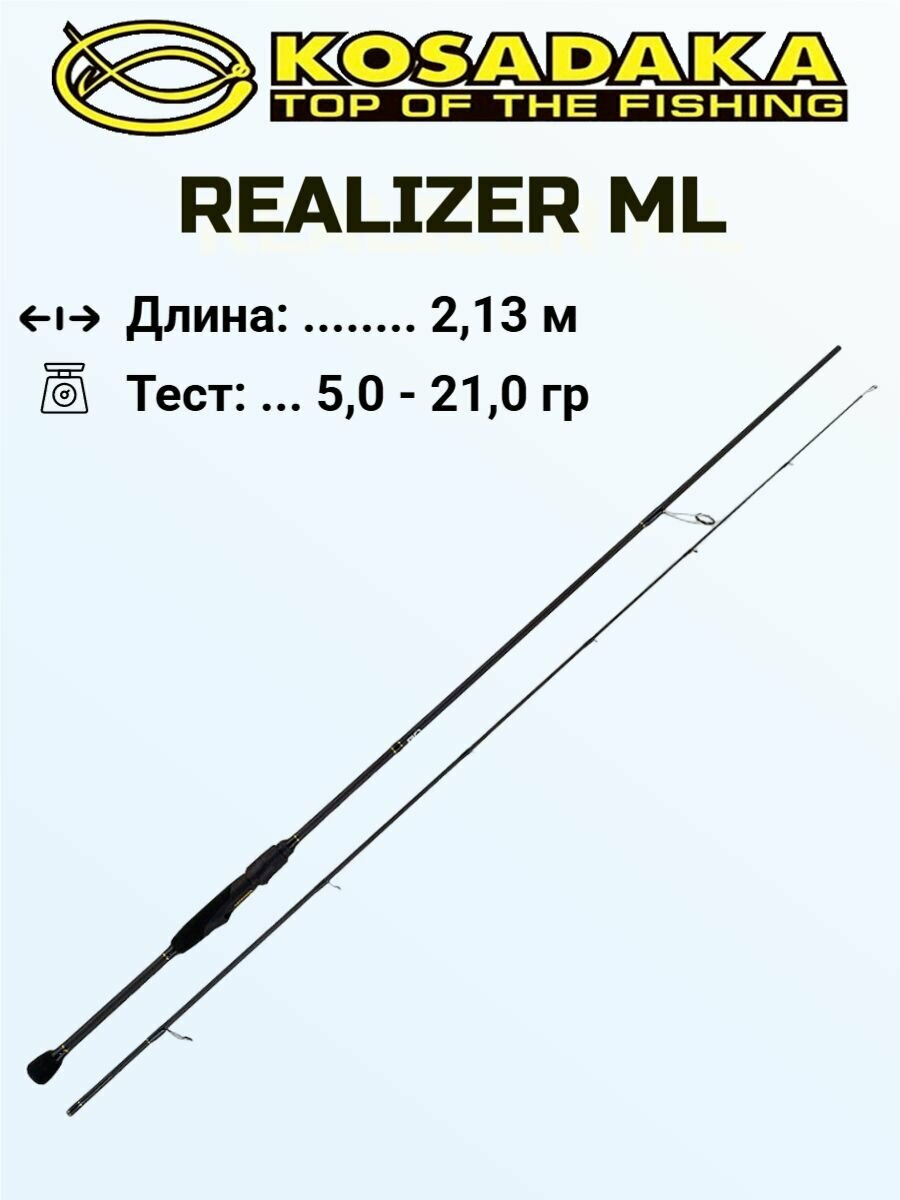 Спиннинг Kosadaka"REALIZER" 2,13м / 5-21г