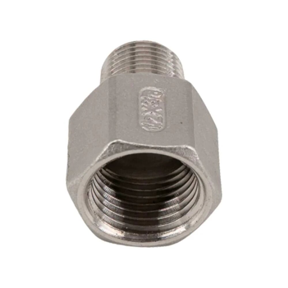 Футорка обратная NEWKEY нержавеющая, AISI304 DN15 x DN10 (1/2 x 3/8), (CF8), PN16, набор 2 шт NAB2-NK-FHBN15x10/4