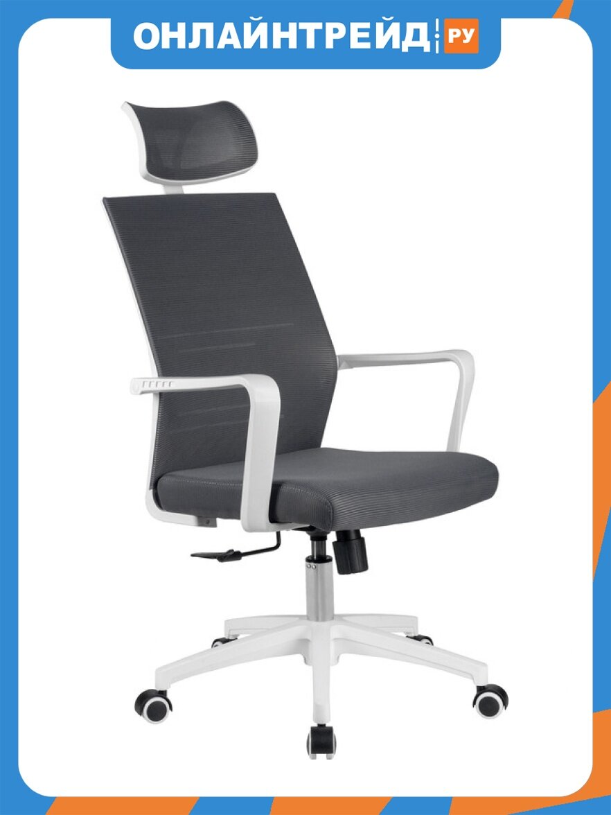 Кресло руководителя Riva Chair RCH A819 /Серая сетка