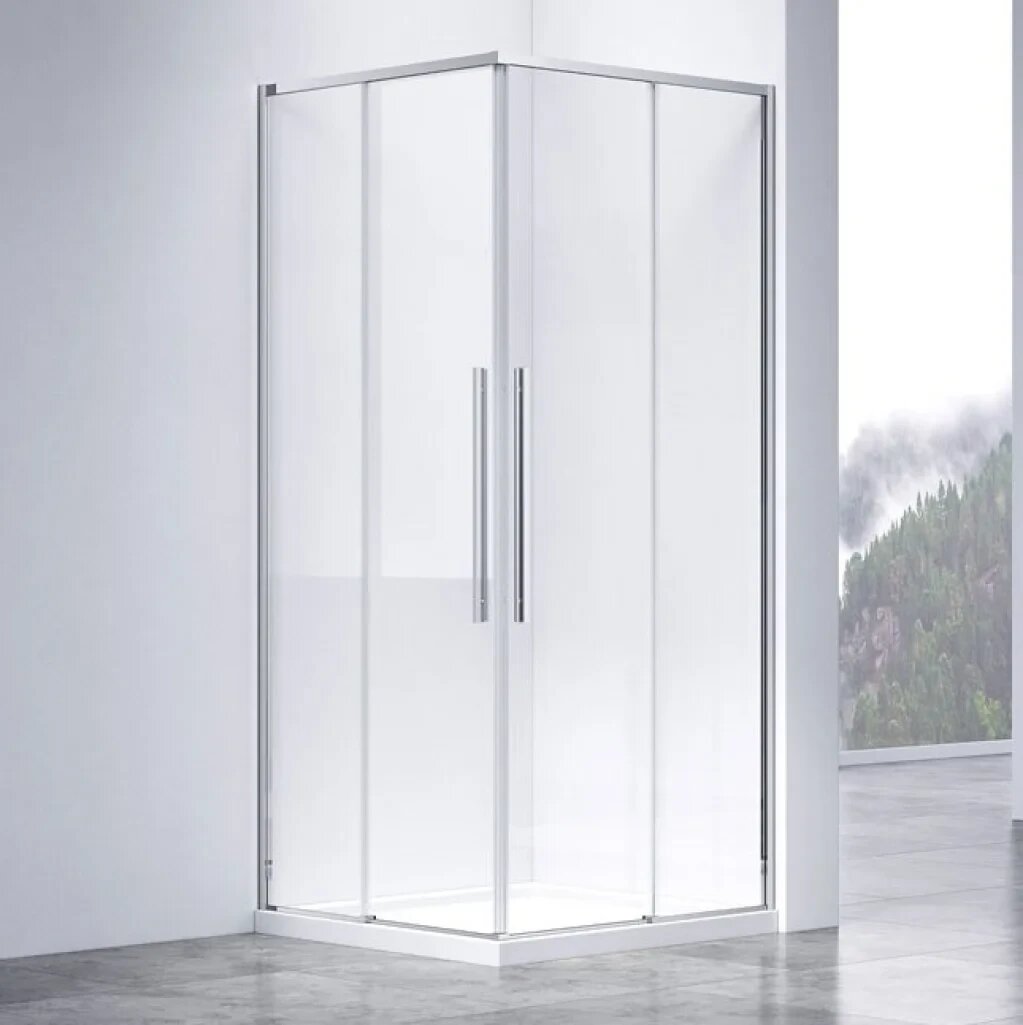 Душевой уголок Vincea Slim-N VSS-4SN900CL 90x90, профиль хром