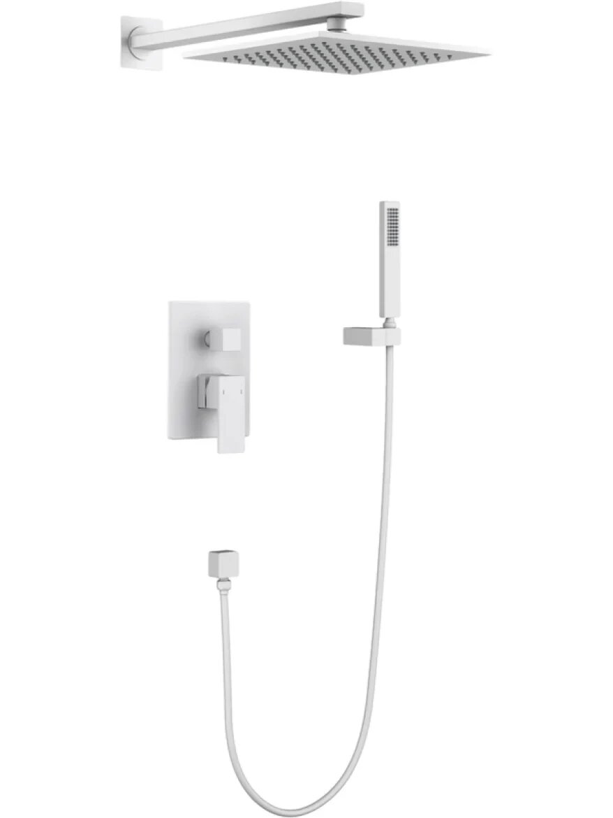 Душевой комплект Timo Selene SX-2069/16SM С внутренней частью, матовый белый