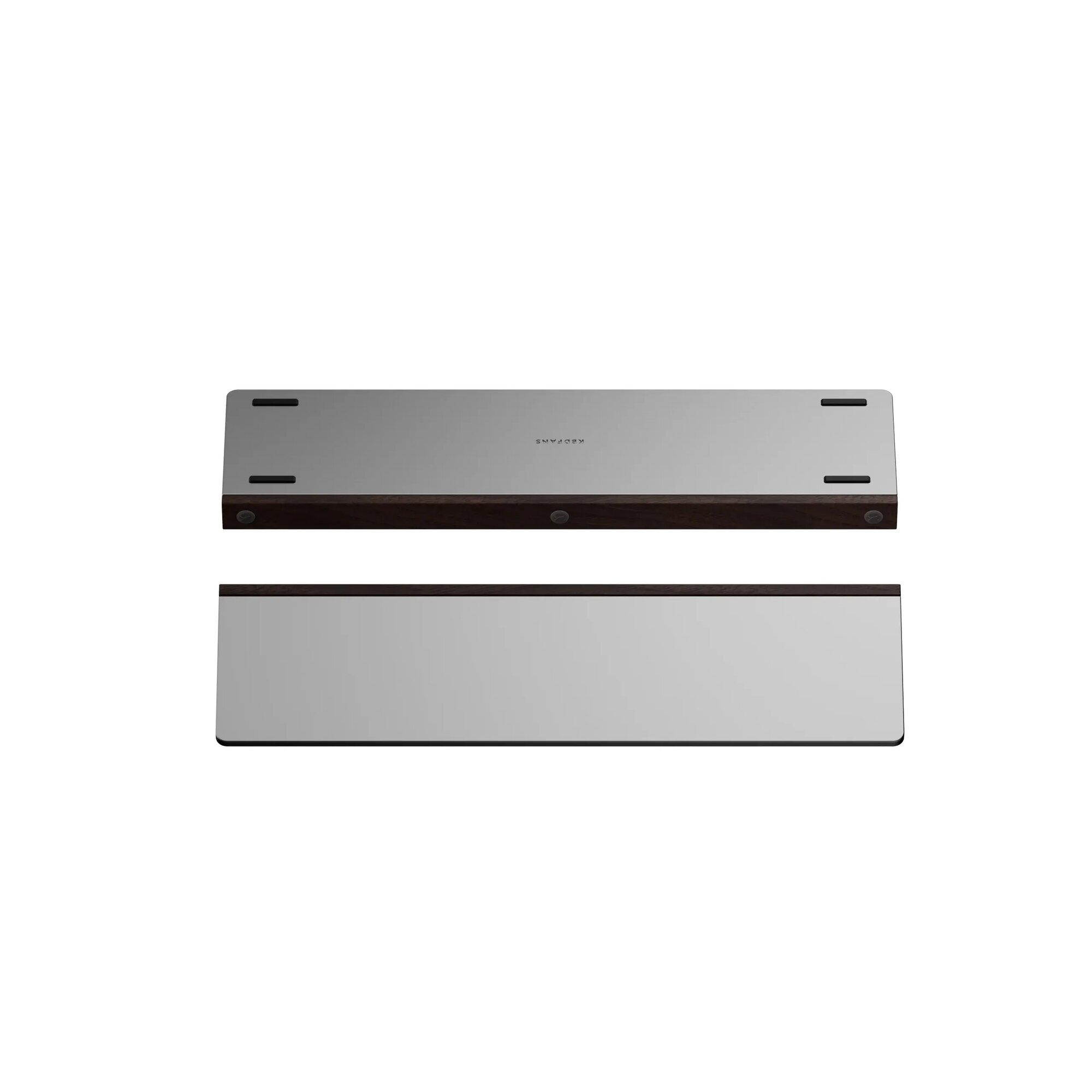 Аксессуары KBDfans TFU60 3.0: Подставка для запястья и утяжелитель Wristrest Ano Silver