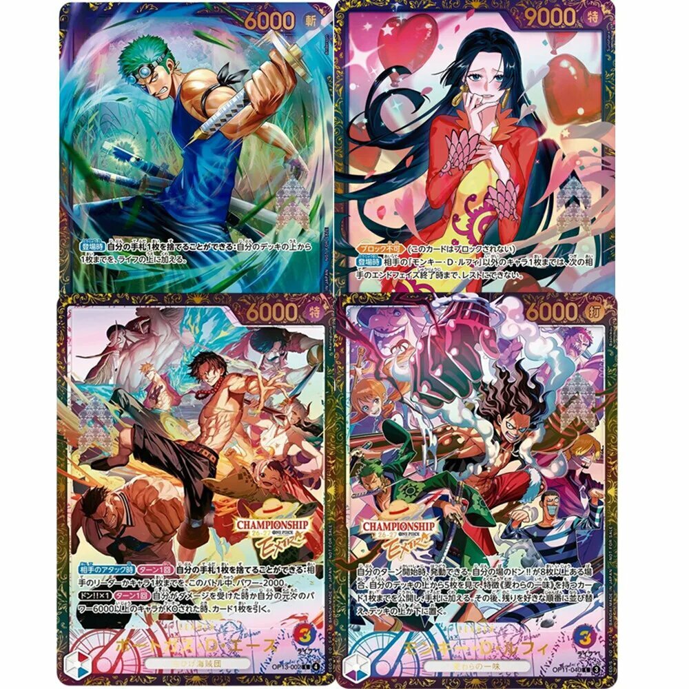 Коллекционная аниме-карта Proxy One Piece Championship 26-27 OP16-032 OP15-113 4pcs