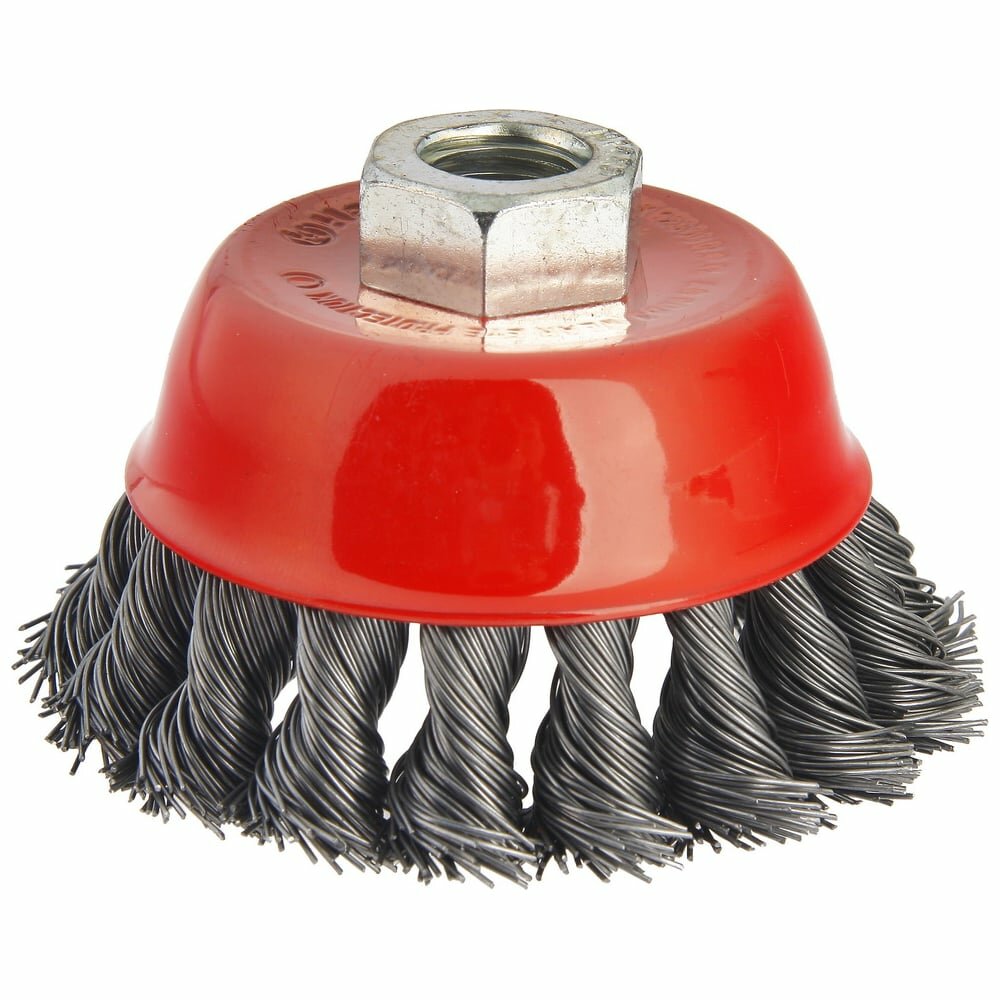 Кордщетка чашеобразная Flex 207-106 (85 мм; M14; витая проволока) для УШМ 32438