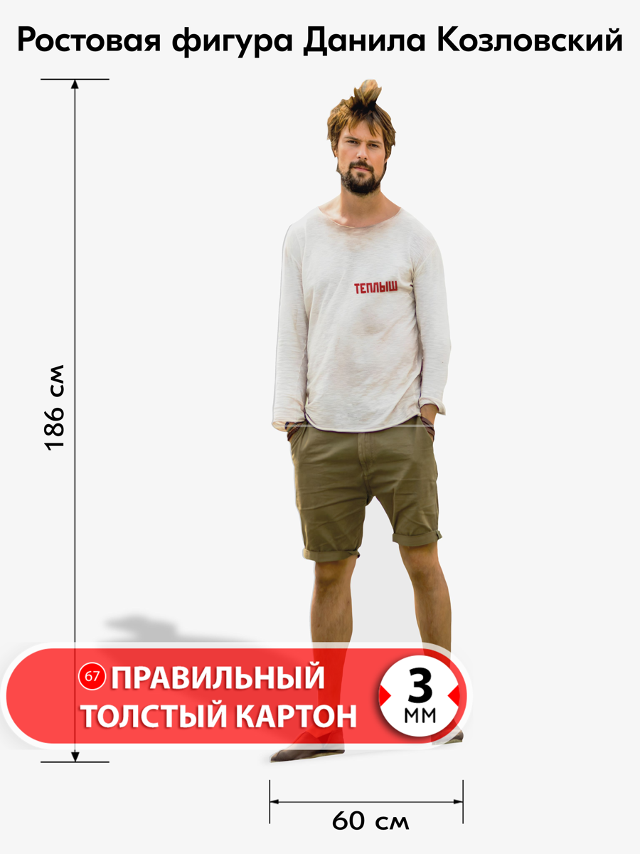 Аксессуар для фотосессий, самое это, Данила Козловский 2, ростовая фигура