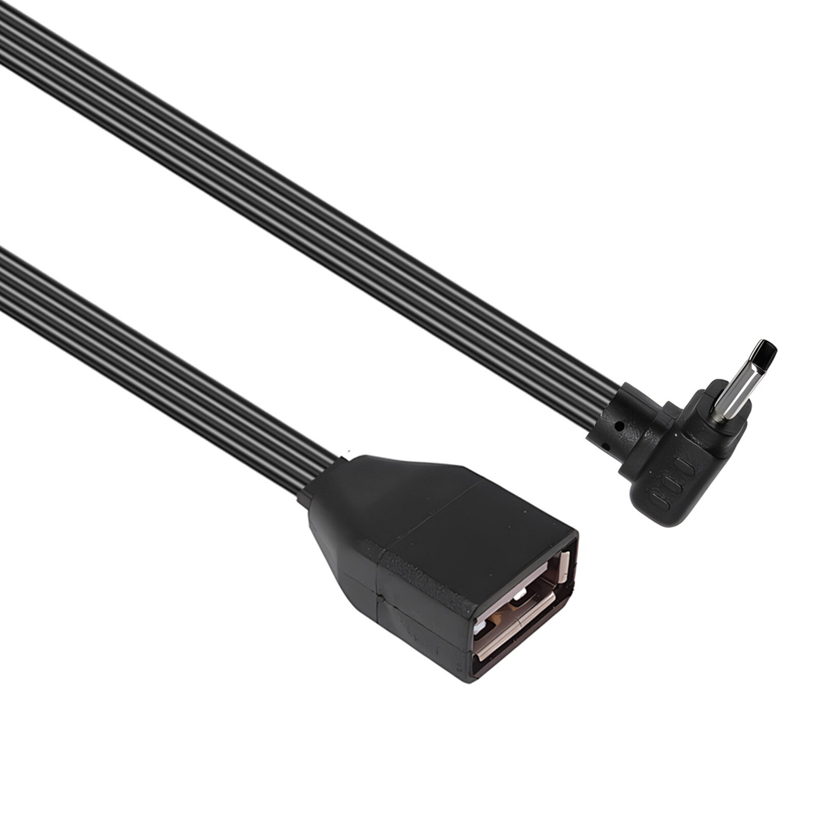 Плоский силиконовый кабель OTG Type C в USB 2.0 для