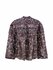 Блуза Isabel Marant Doane floral-print ruffled blouse, размер 36, черный