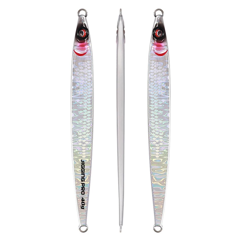 JIGGING PRO Слайдер Сардина, 40г, Silver
