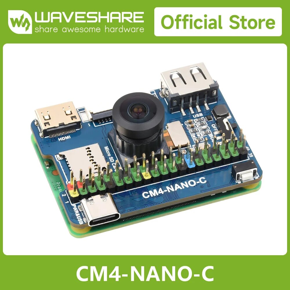 Waveshare CM4-NANO-C база для Raspberry Pi Compute Module 4