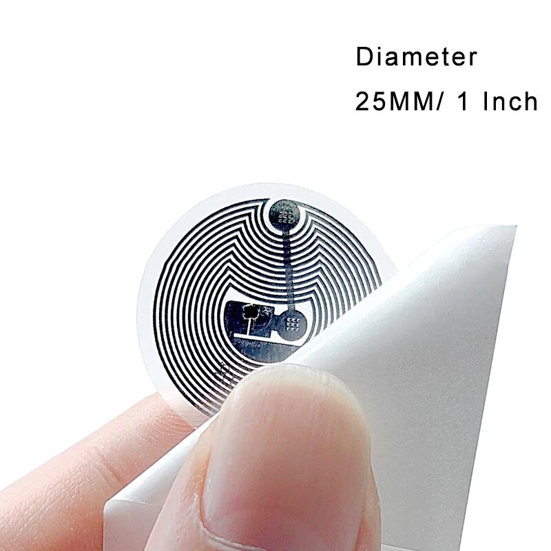 NFC-метка MochuaRFID NTAG 424 DNA 416 байт белая Wet Inlay