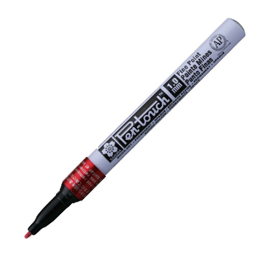 Маркер лаковый Sakura Pen-Touch 1 мм красный Xpmka 19