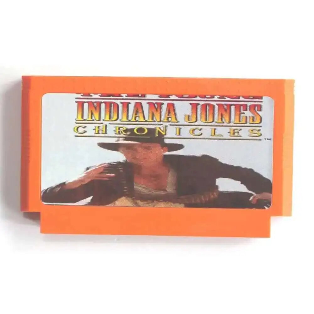 BIGKID Young Indiana Jones Chronicles игра для 8-битной консоли Yellow