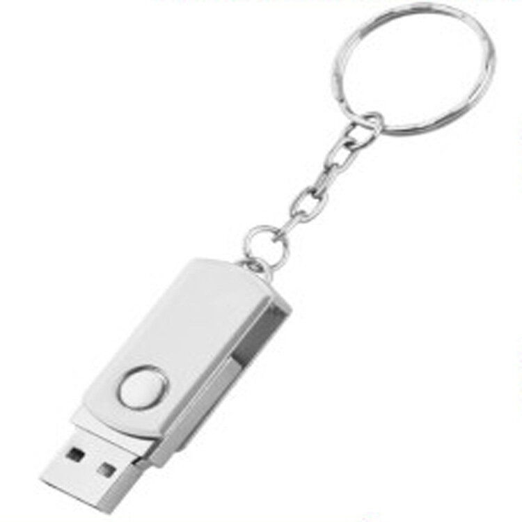 Серебристый USB 3.0 Высококачественный Флеш-накопитель 128 ГБ Портативный носитель данных для передачи информации