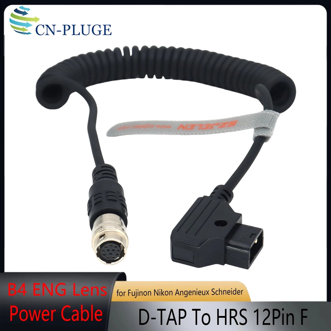 Кабель питания объектива SZYingXian для Fujinon Nikon Angenieux Spring Cable, армейский зеленый