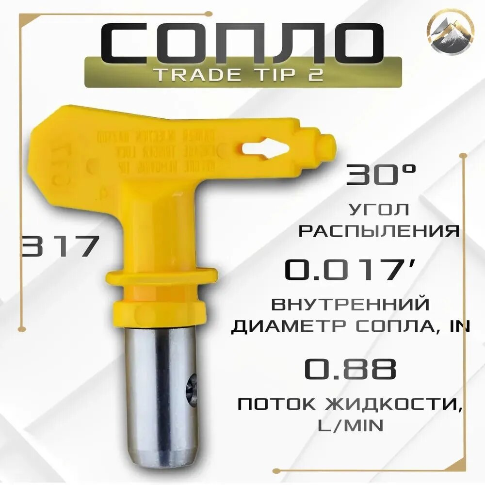 Сопло Trade Tip 2 317 безвоздушное для покрасочного пистолета / для краскопульта