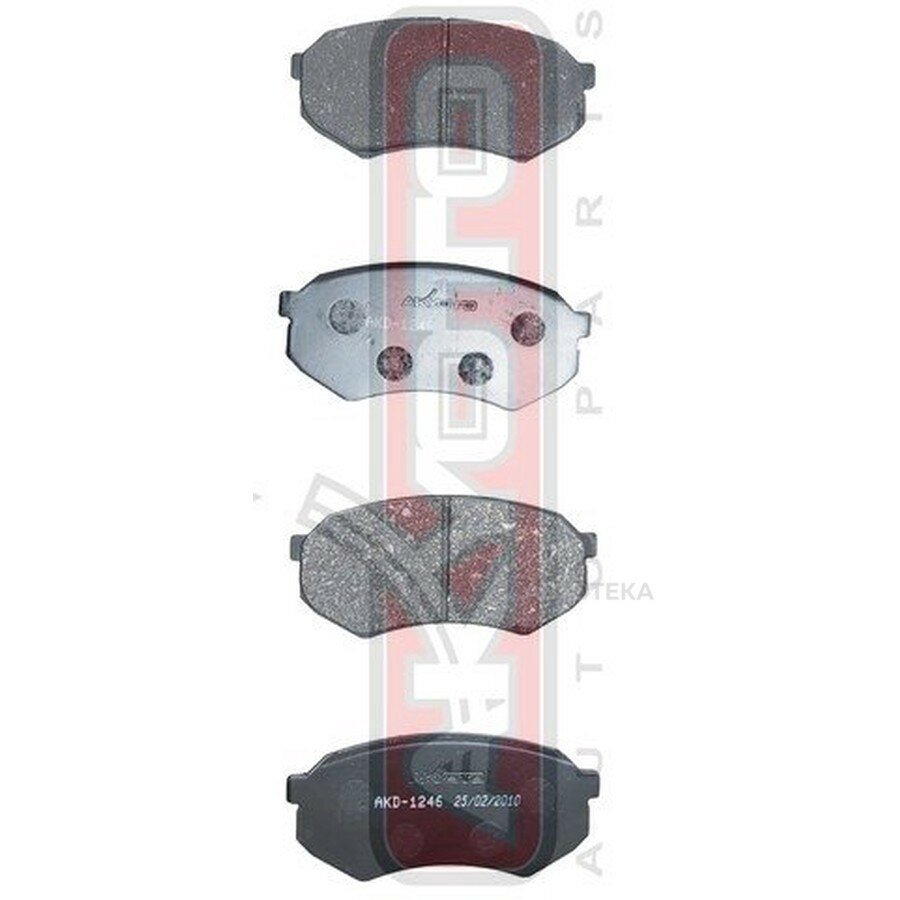 Колодки тормозные дисковые передние TOYOTA TOYOTA MARK 2/CHAISER/CRESTA GX80 1988-1993 AKYOTO AKD1246