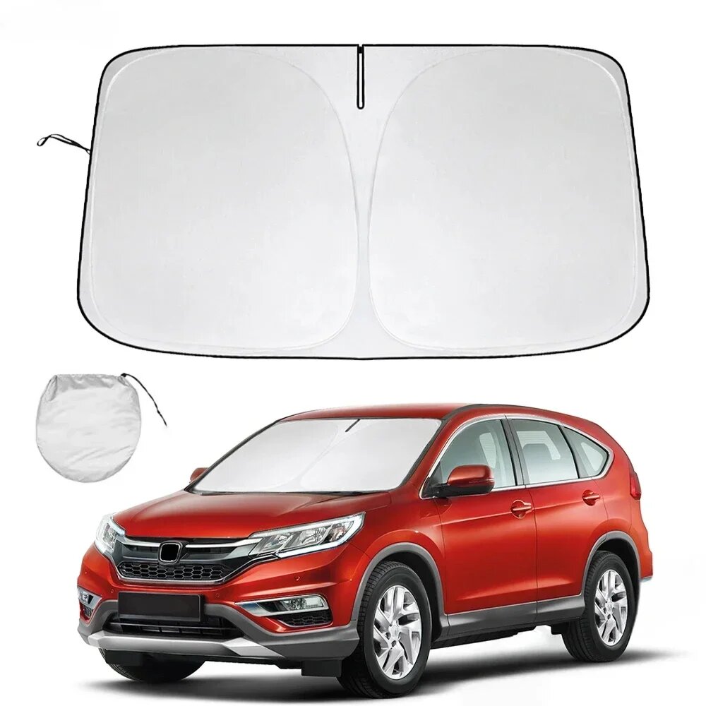 Солнцезащитный козырек на лобовое стекло для Honda CR-V 2017-2019 2020 2021 2022 CRV Портативный uv ghield: складной автомобильный солнцезащитный козырек