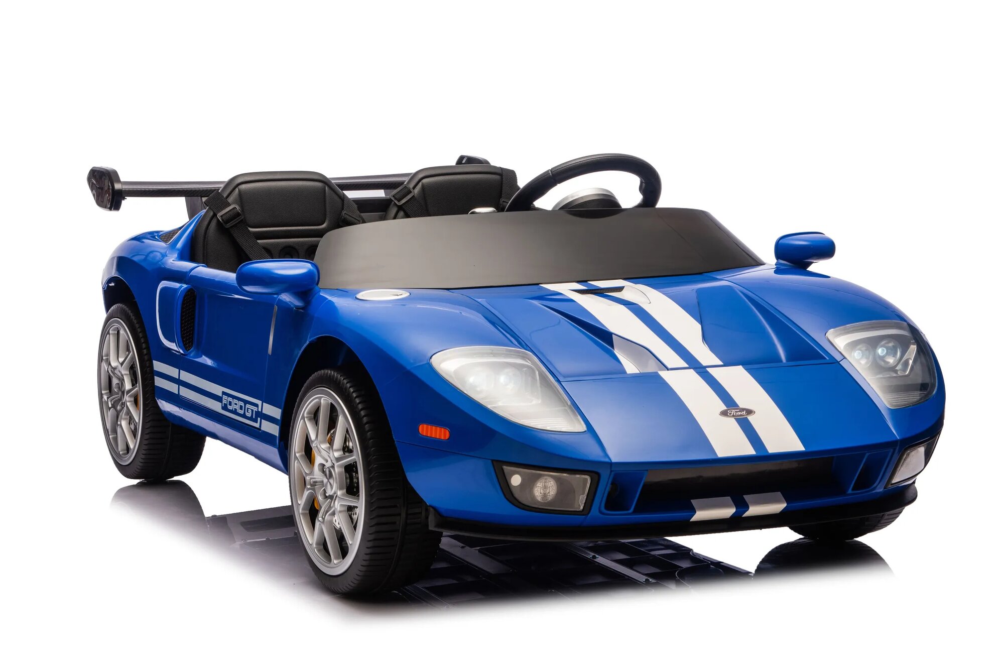 Детский двухместный электромобиль FORD GT S325, полный привод, до 45 кг, цвет синий