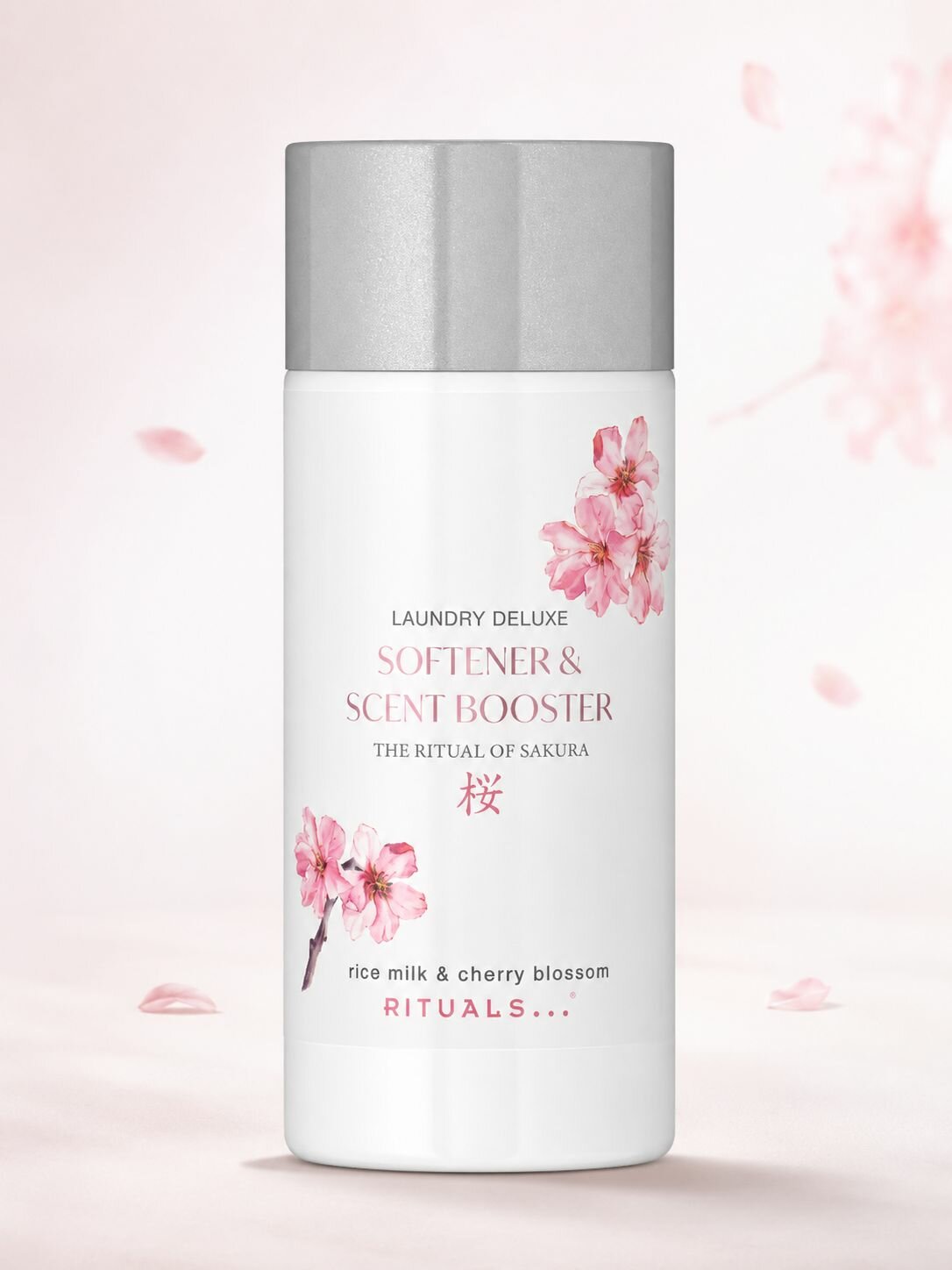 RITUALS. The Ritual of Sakura Luxurious Scent Booster & Softener 2 in 1 с ароматом цветущей сакуры и рисового молочка - Парфюмированный кондиционер для смягчения белья, трэвэл-формат, 75 мл