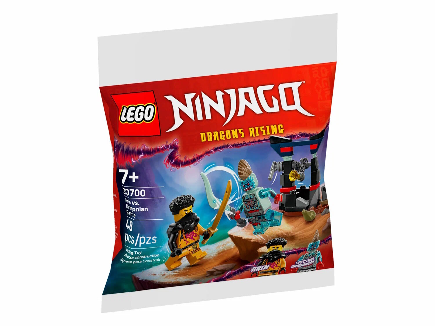 LEGO Конструктор LEGO Ninjago Арин и битва драконов 30700 , 48 дет.