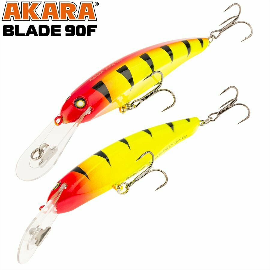 Воблер Akara Blade 90F 12 гр. (3/7 oz 3,5 in) A 87
