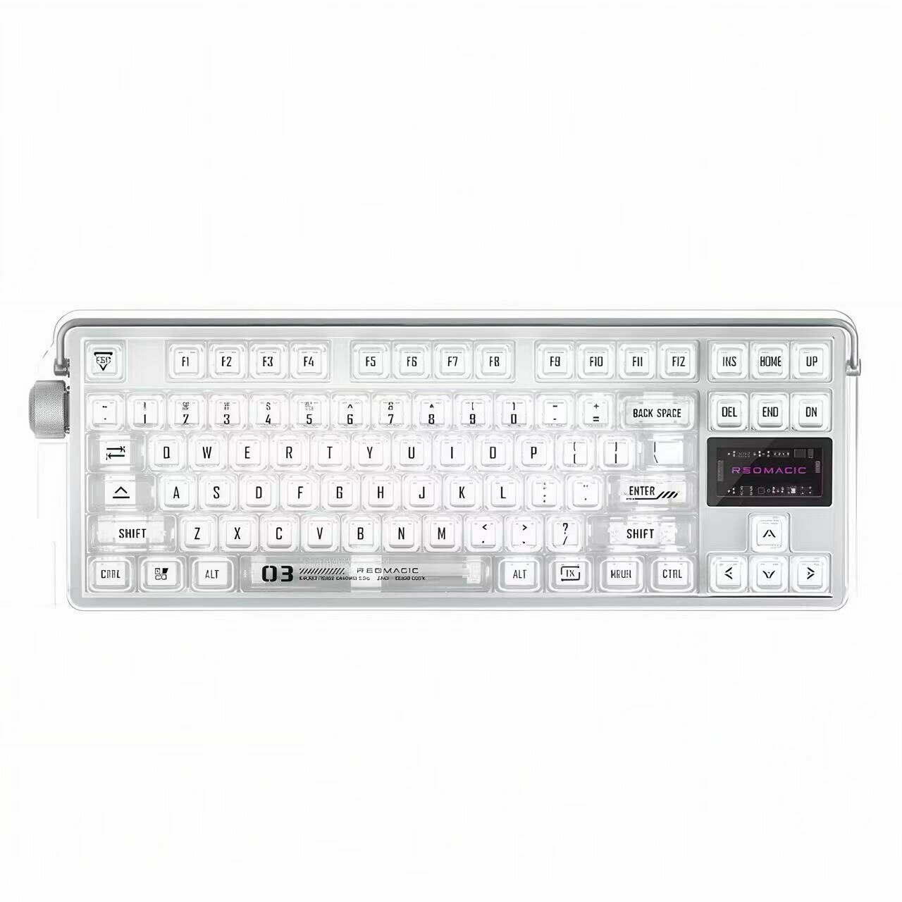 Механическая клавиатура Nubia Red Magic Ice Domain 84K, 3 режима, 8K/4K, белая