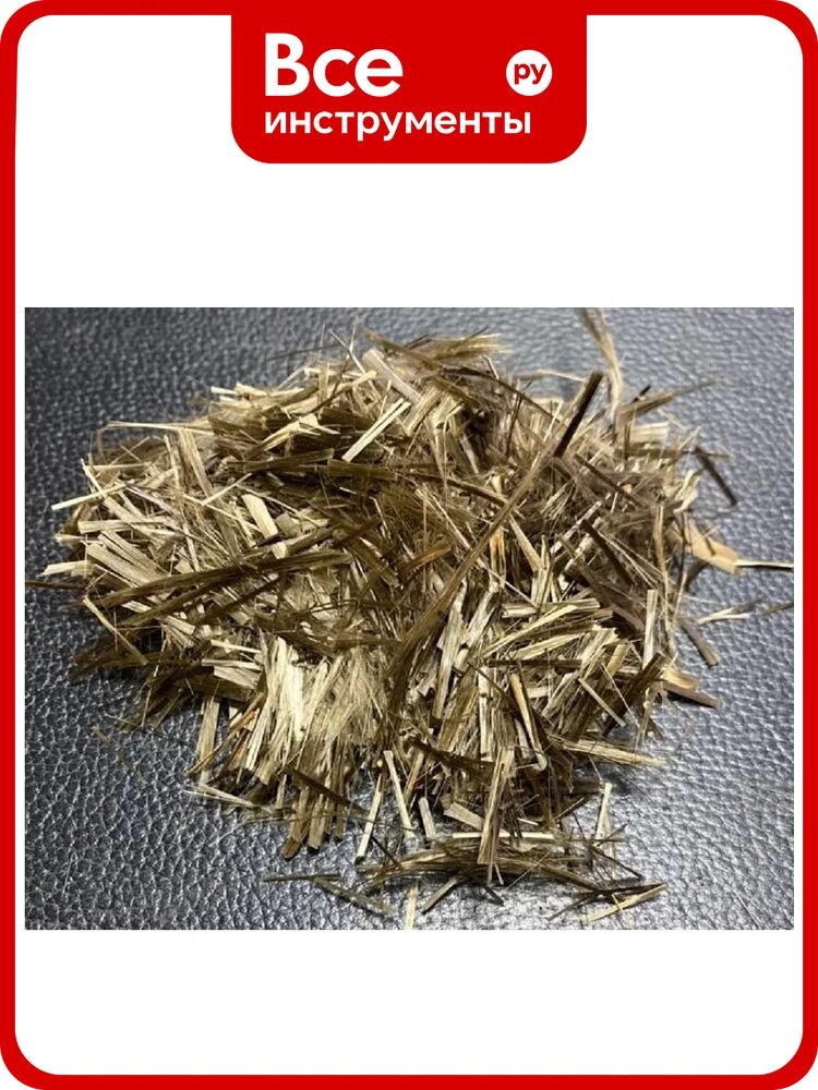 Базальтовая фибра BASALT 4687205908063, армирующая, морозостойкая, 12мм, 20кг