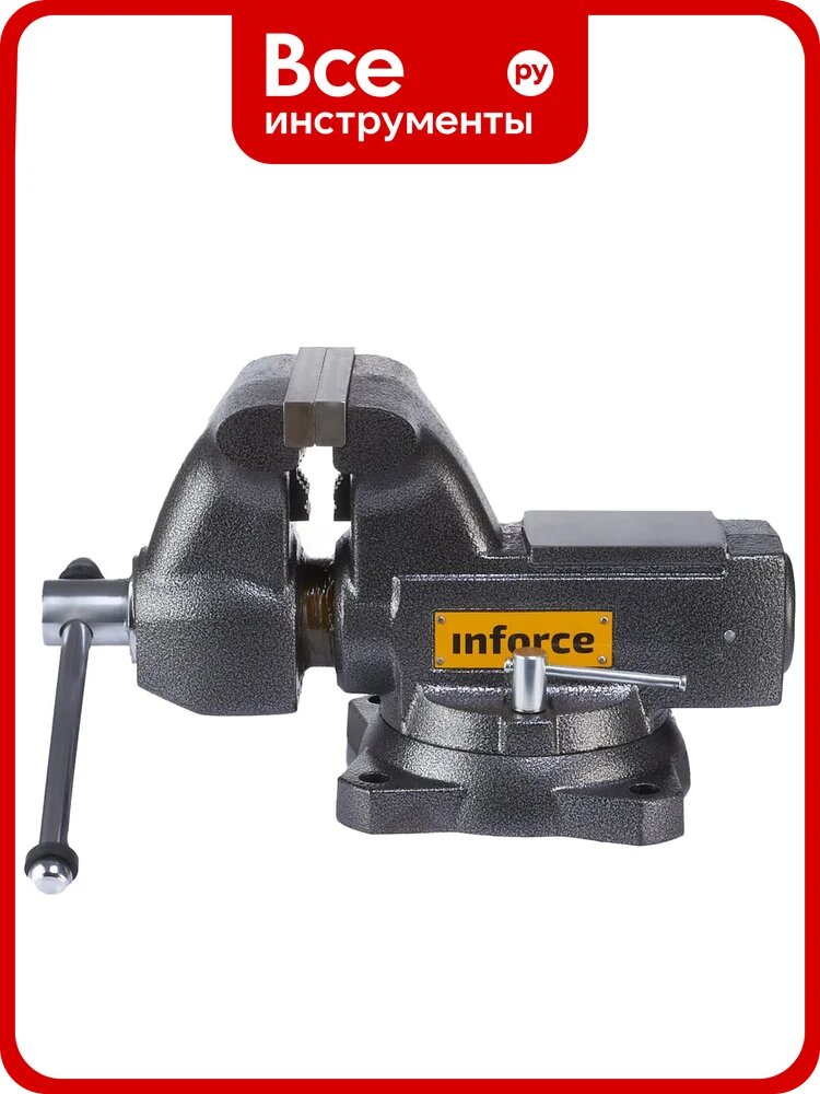 Поворотные слесарные тиски Inforce 165 мм 05-23-11
