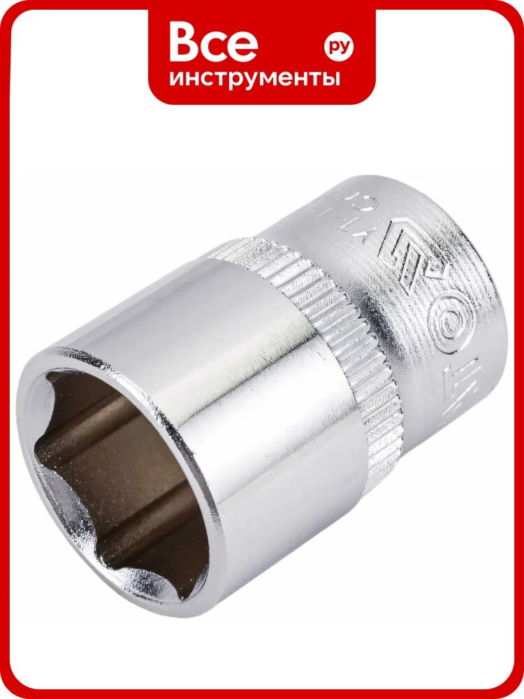 Головка торцовая YATO 1/4 CV короткая 13мм YT-1412, 37121412 228 1