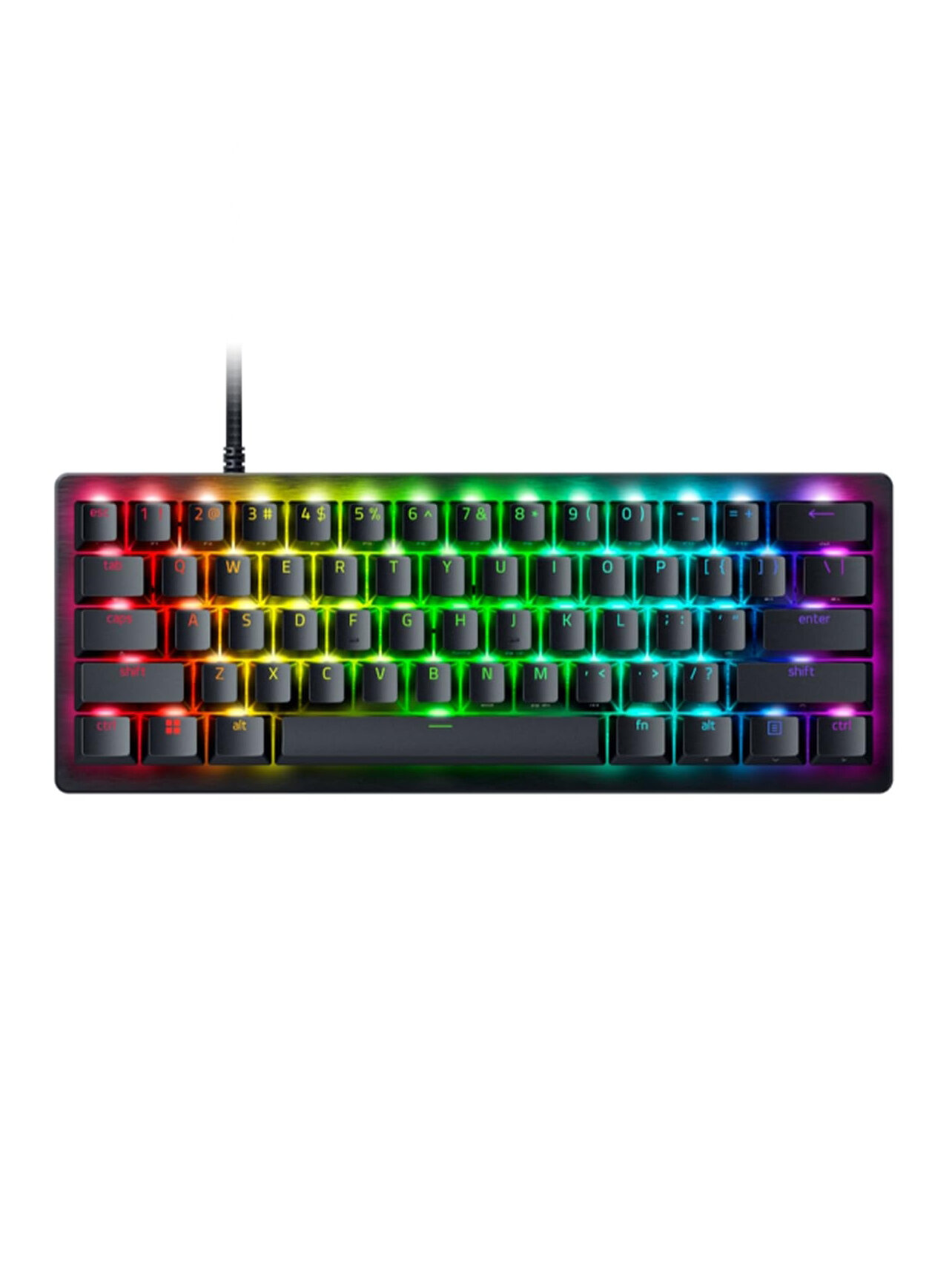 Razer Huntsman V3 Pro Mini – Analog Optical Switch Razer Analog Optical Проводная оптико-механическая игровая клавиатура, английская раскладка, черная