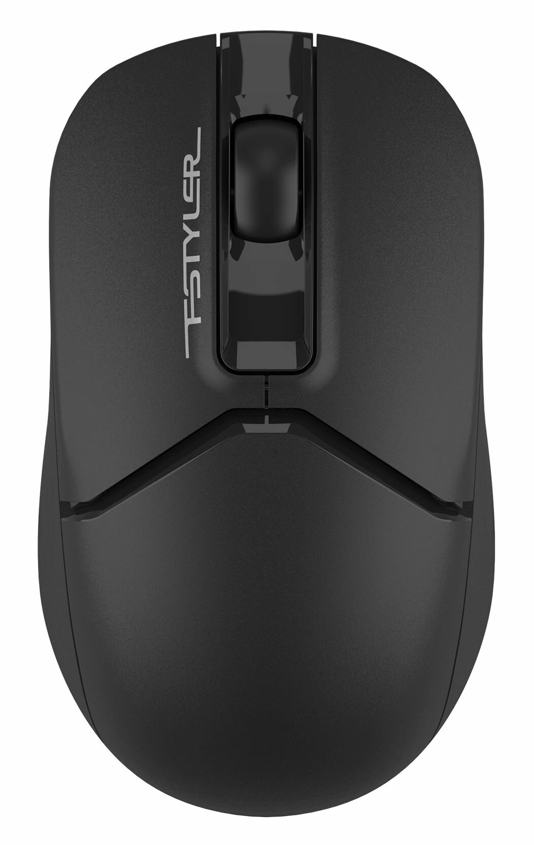 Мышь компьютерная A4Tech Fstyler FG12 черный оптическая (1200dpi) беспроводная USB (3but)