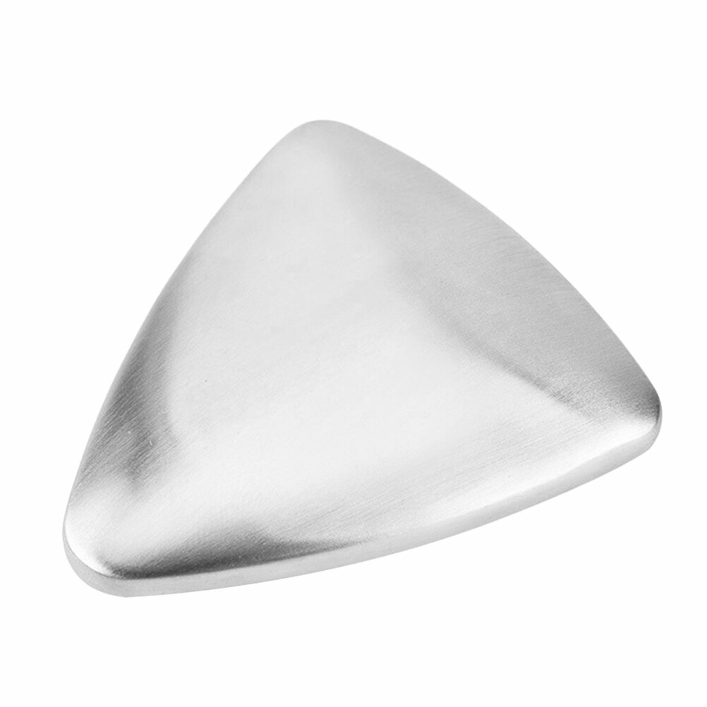 Stainless Steel Soap Bar For Kitchen Eliminating Odor 1 Pc 7.5X6.5 Cm Silver