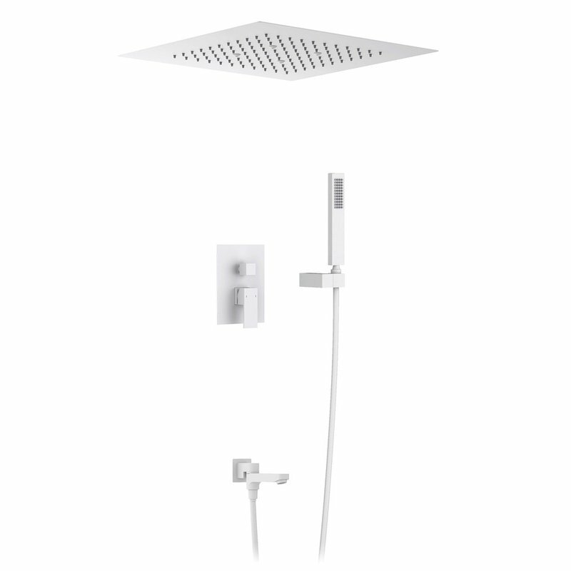 Душевой комплект Timo Selene SX-2039/16SM С внутренней частью, белый матовый