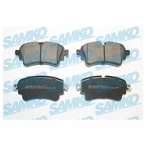 Колодки тормозные дисковые (комплект 4 шт.) Samko 5SP2039